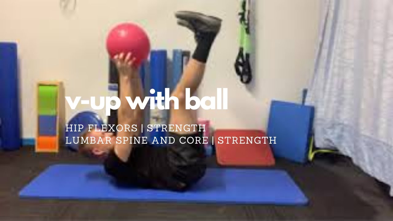 V-Up with Ball - YouTube