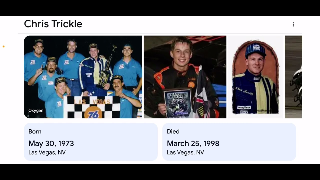 Marks to 26 years since Chris Trickle passed away - YouTube