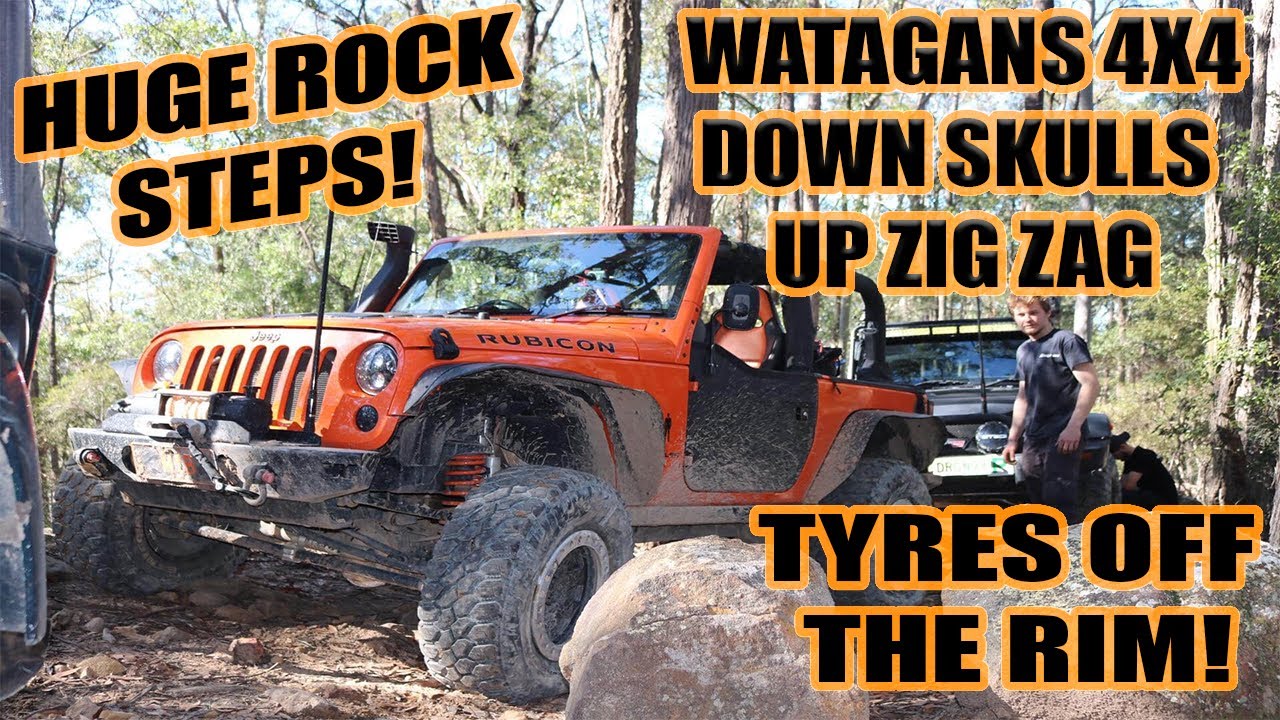 WATAGANS 4X4 | DOWN SKULL & CROSSBONES - UP ZIG ZAG | TYRES OFF THE RIM ...
