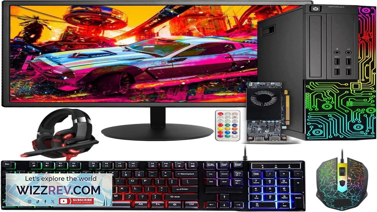 Dell Gaming OptiPlex Desktop RGB Computer PC Intel Core i5 AMD RX ...