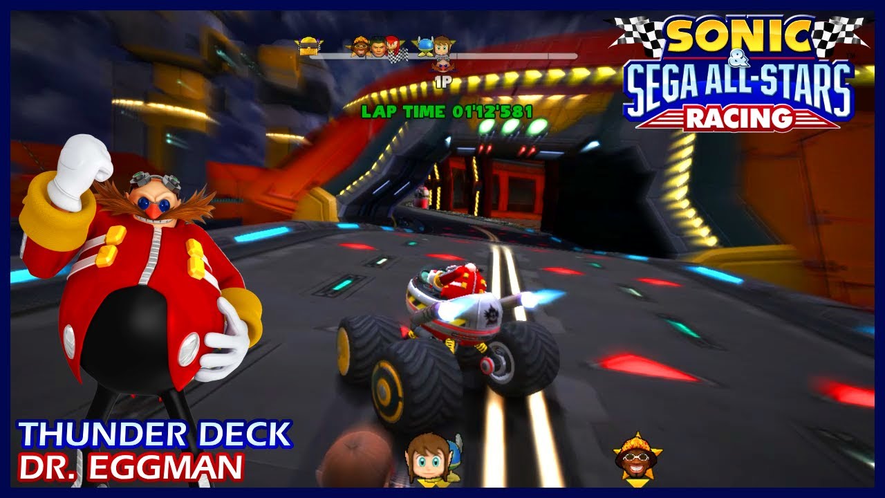 Sonic & SEGA All Stars Racing | Thunder Deck | Dr. Eggman - YouTube