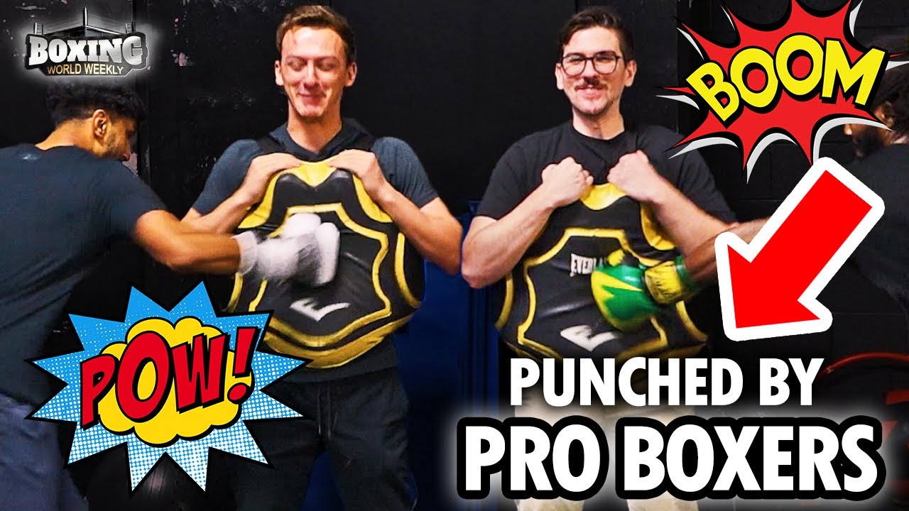 PUNCHED by PRO BOXERS! | Sukhdeep Chakria & Kemahl Russell - YouTube