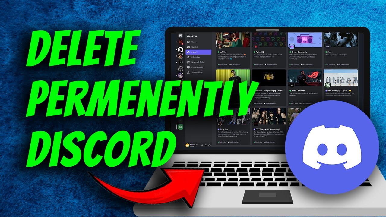 How To Delete Discord Account - YouTube