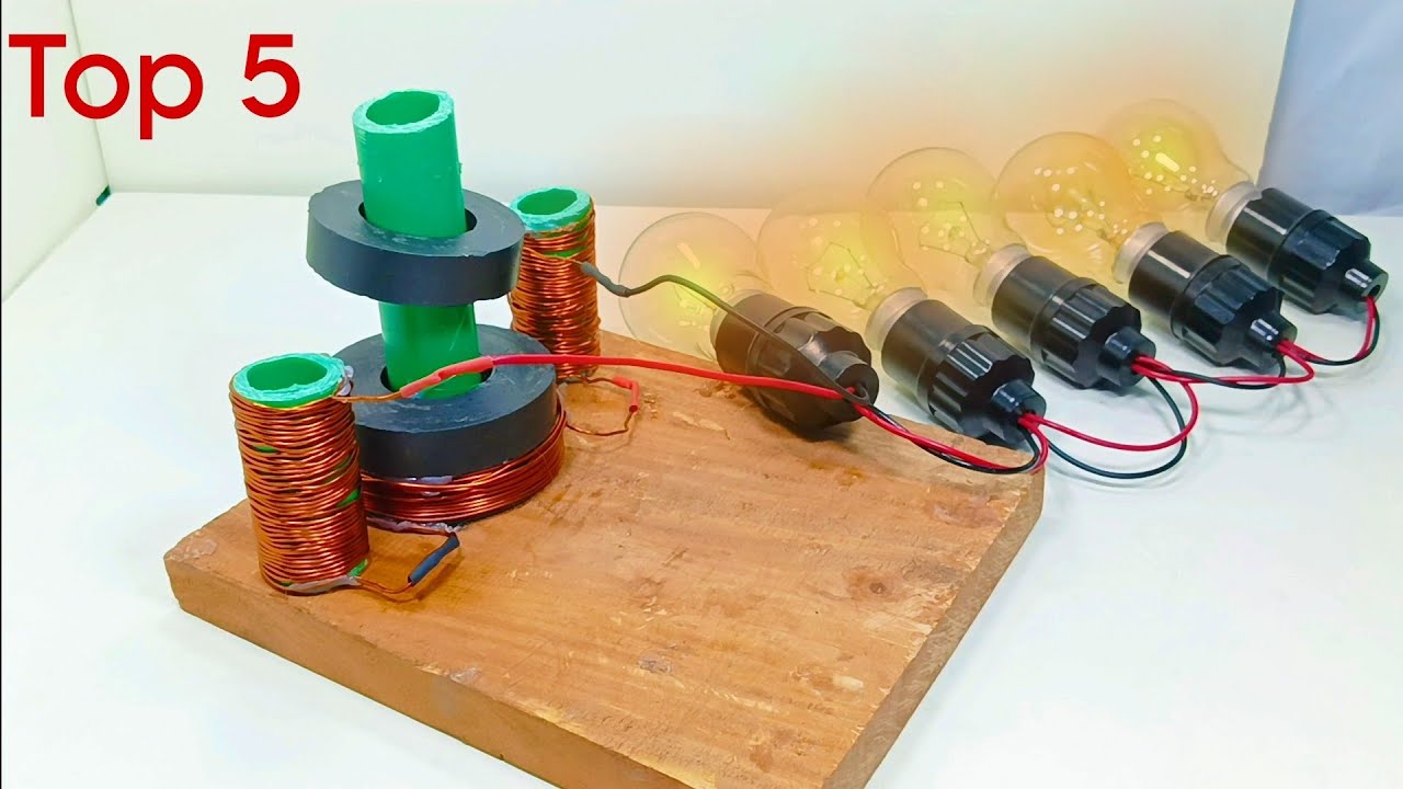 Top 5 free energy video.how to make free energy 220v 10kw generator ...