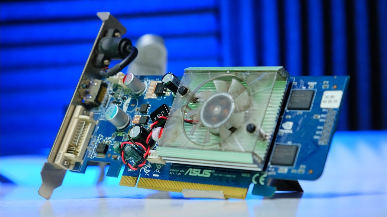 Asus 8400 GS Low Profile Benchmark - YouTube