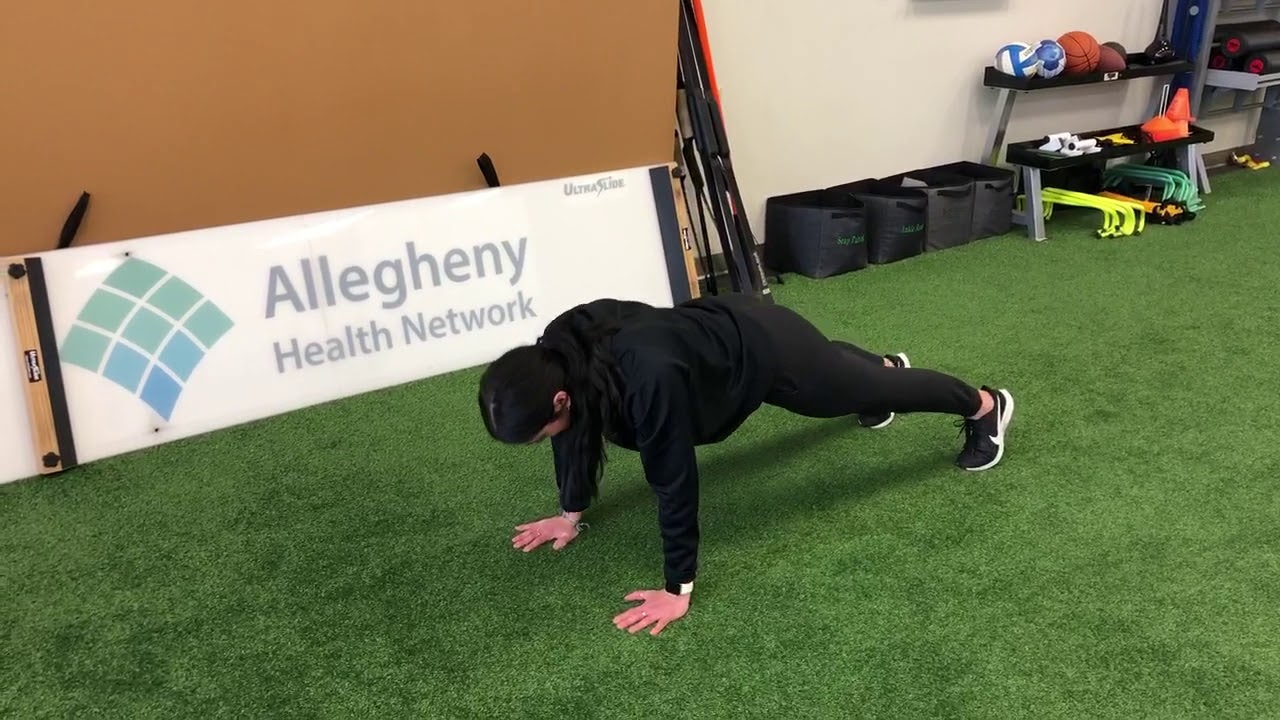 Push Up 1/2 Burpee - YouTube