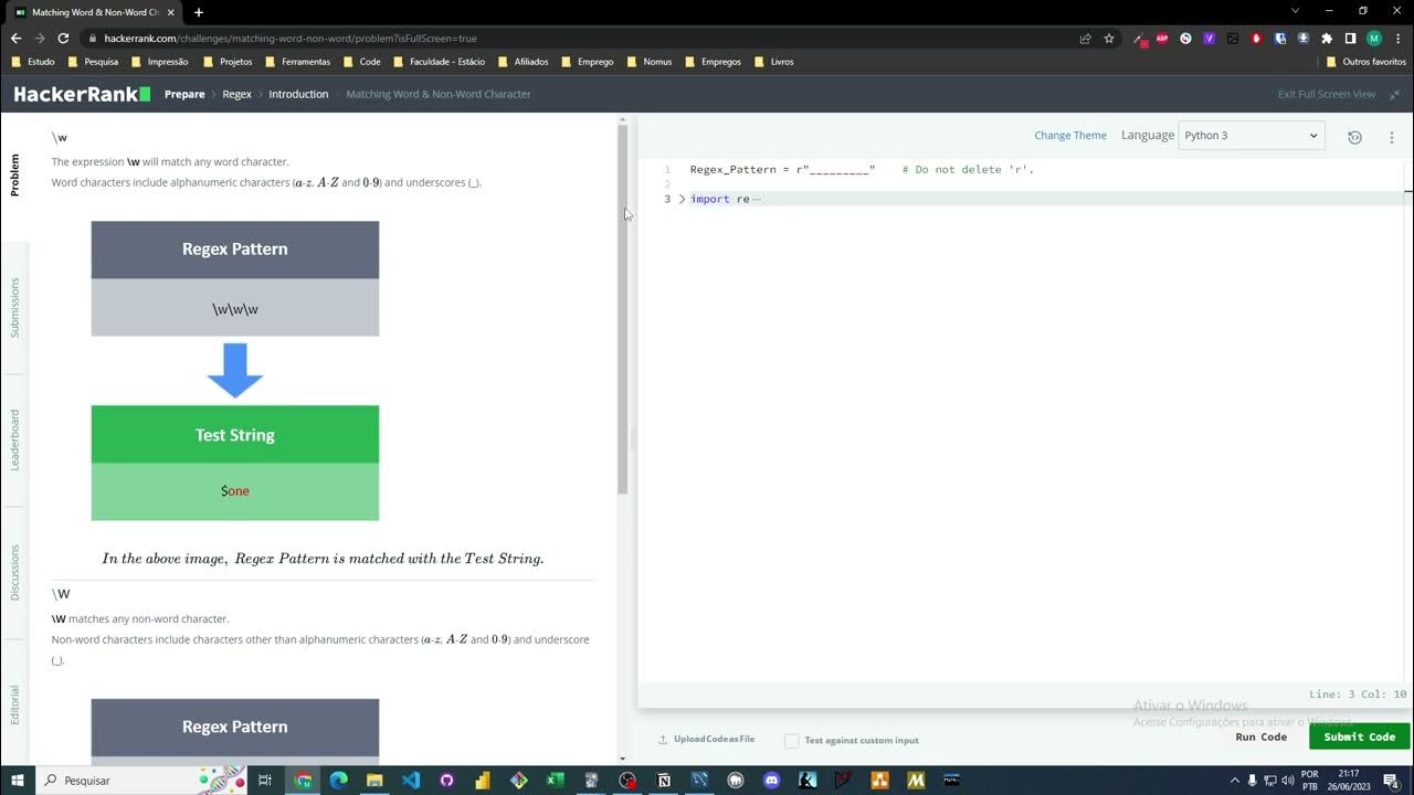Hackerrank Regex 005 Youtube
