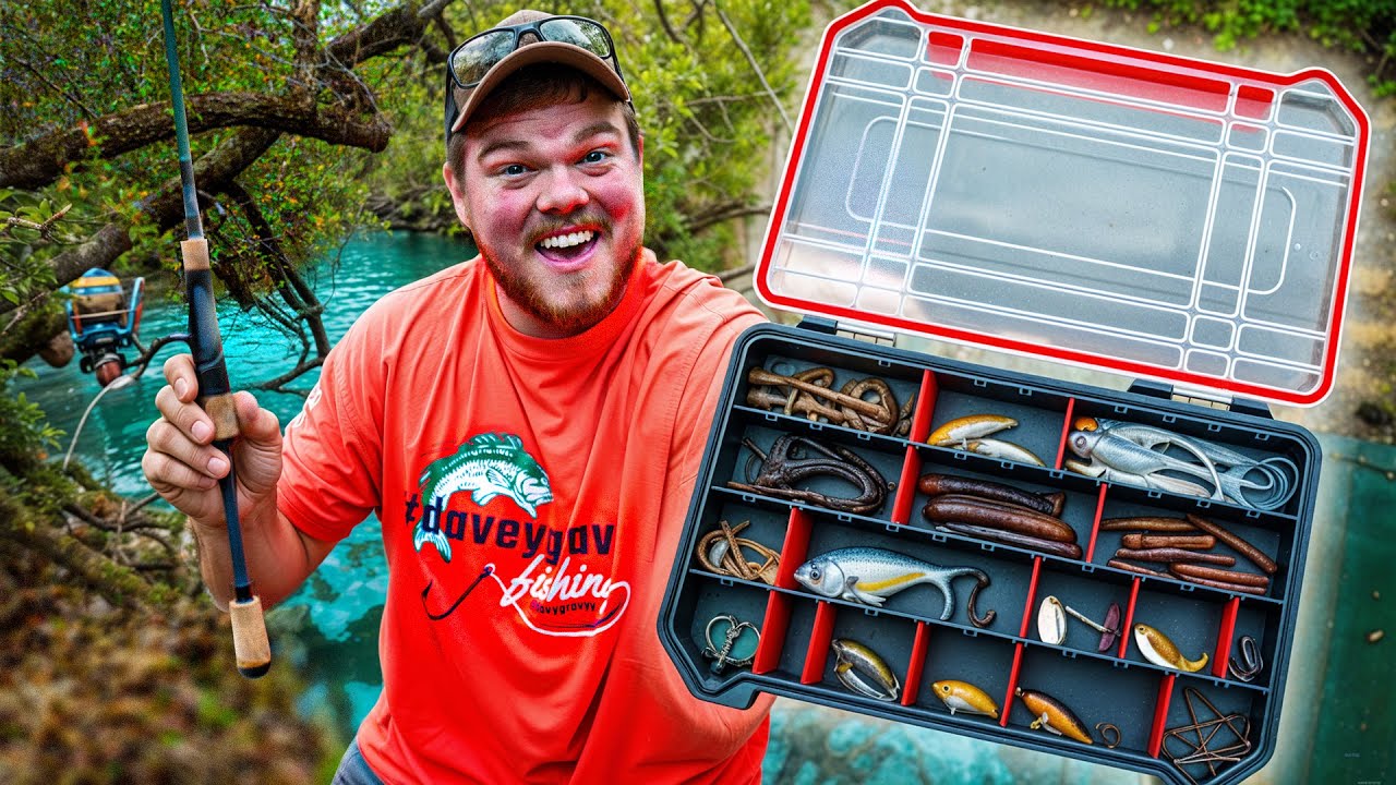 Bass Pro Shop No Budget Creek Fishing Challenge - YouTube