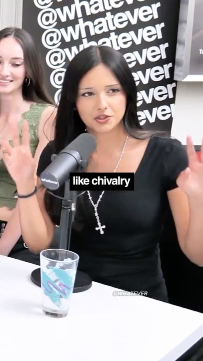 Brian Atlas DEBATES whatever podcast girl on CHIVALRY! - YouTube