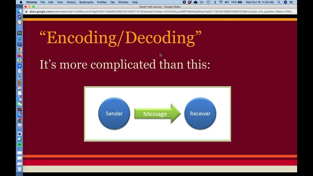 Hall, Encoding Decoding Lecture - YouTube