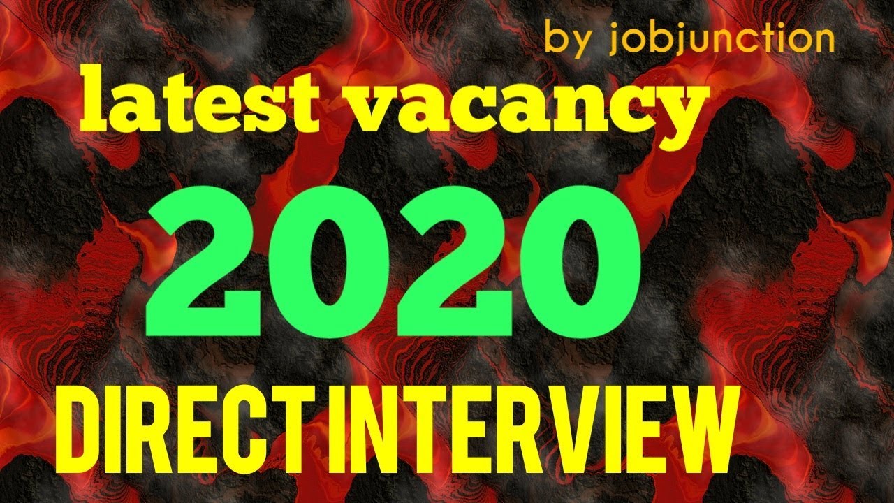 Latest vacancy 2020|latest vacancy in government jobs - YouTube