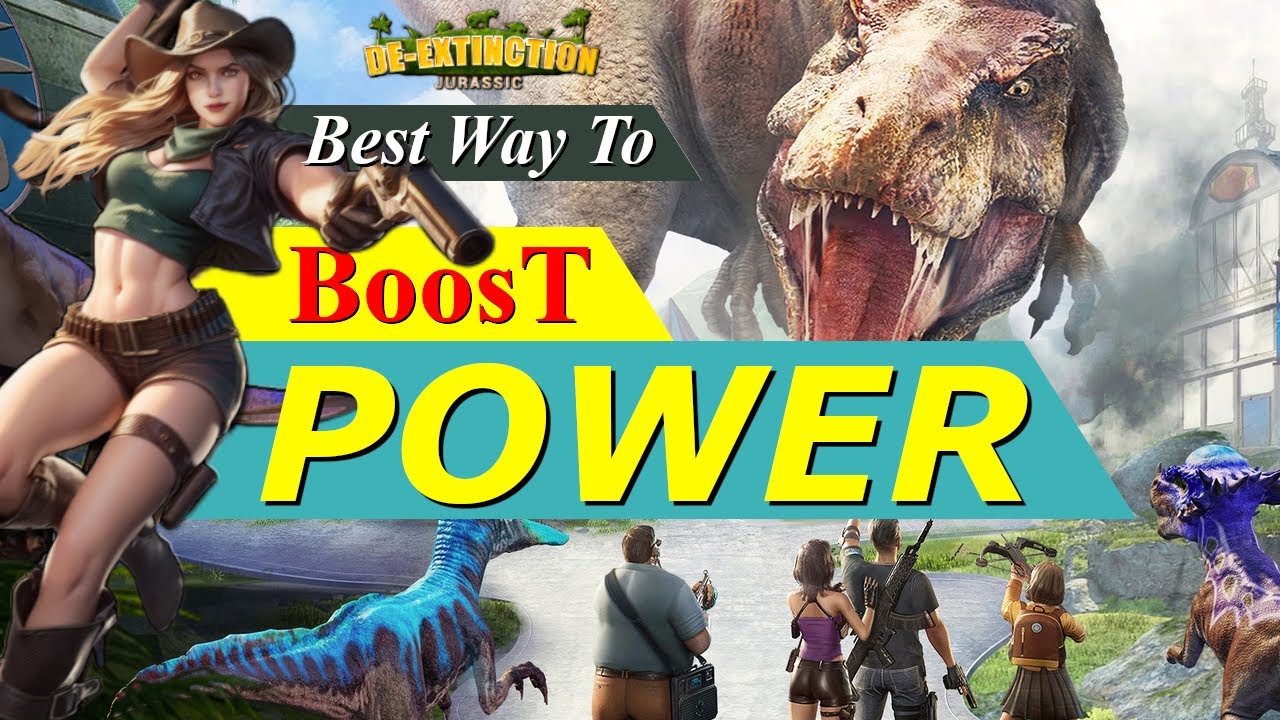 How to Increase Power in De Extinction Jurassic Game || De Extinction ...