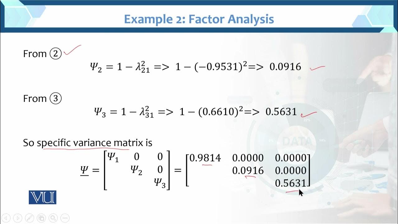 Example 2: Factor Analysis | Multivariate Analysis | STA633_Topic099 - YouTube