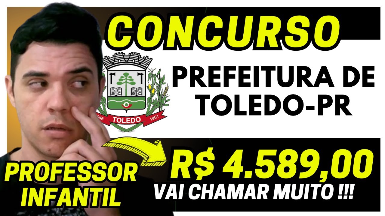 CONCURSO PREFEITURA DE TOLEDO 2025 - YouTube