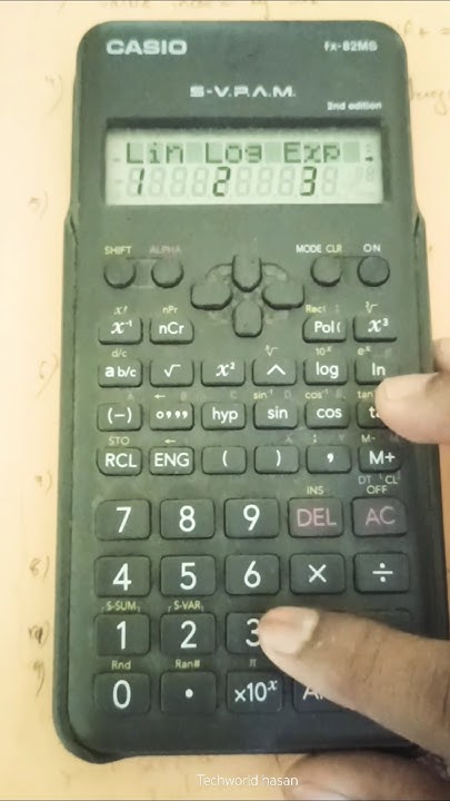 How to Solve Matrices Using the Casio fx-82MS Calculator #shorts # ...