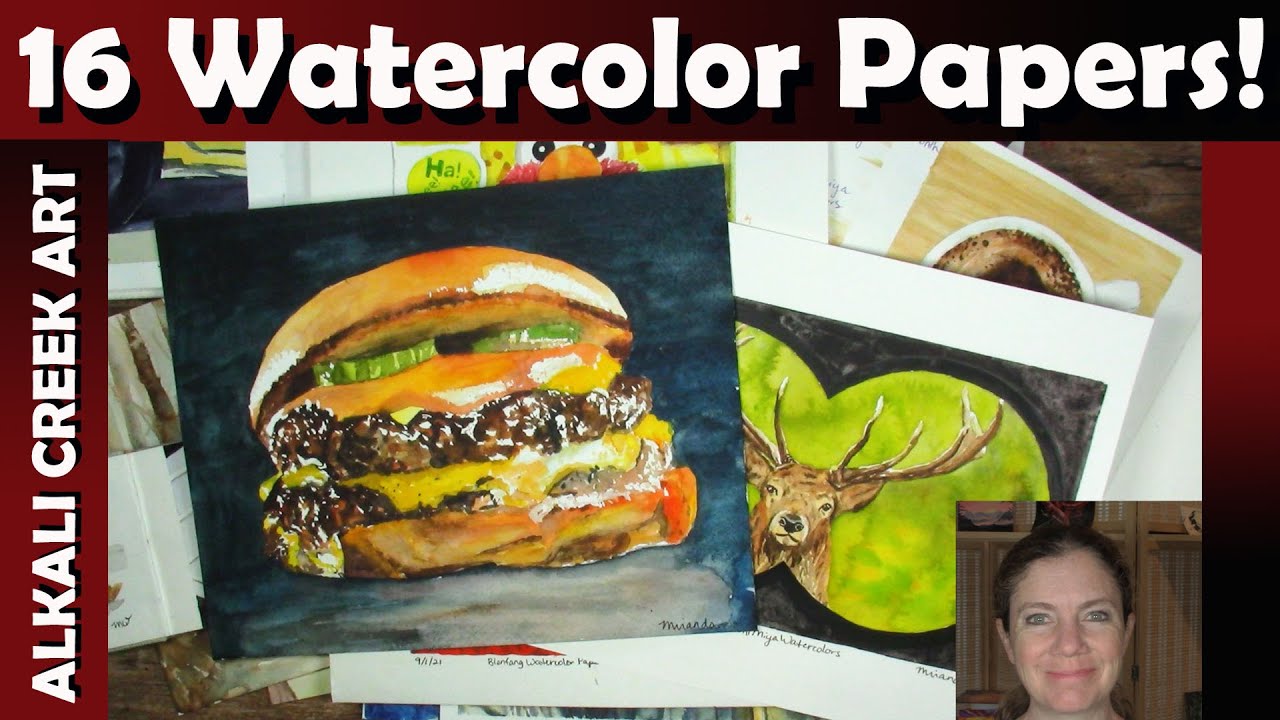 WATERCOLOR PAPER SHOWDOWN (Part 3!)! Testing 16 Different Watercolor ...