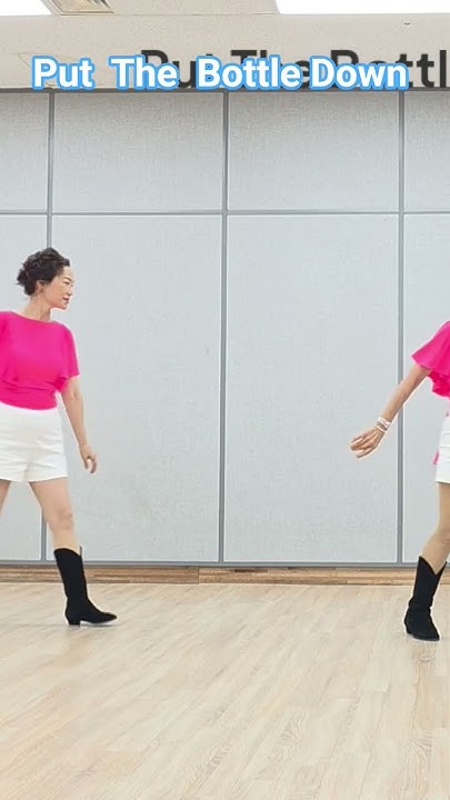 Put The Bottle Down Line Dance - High Improver - YouTube