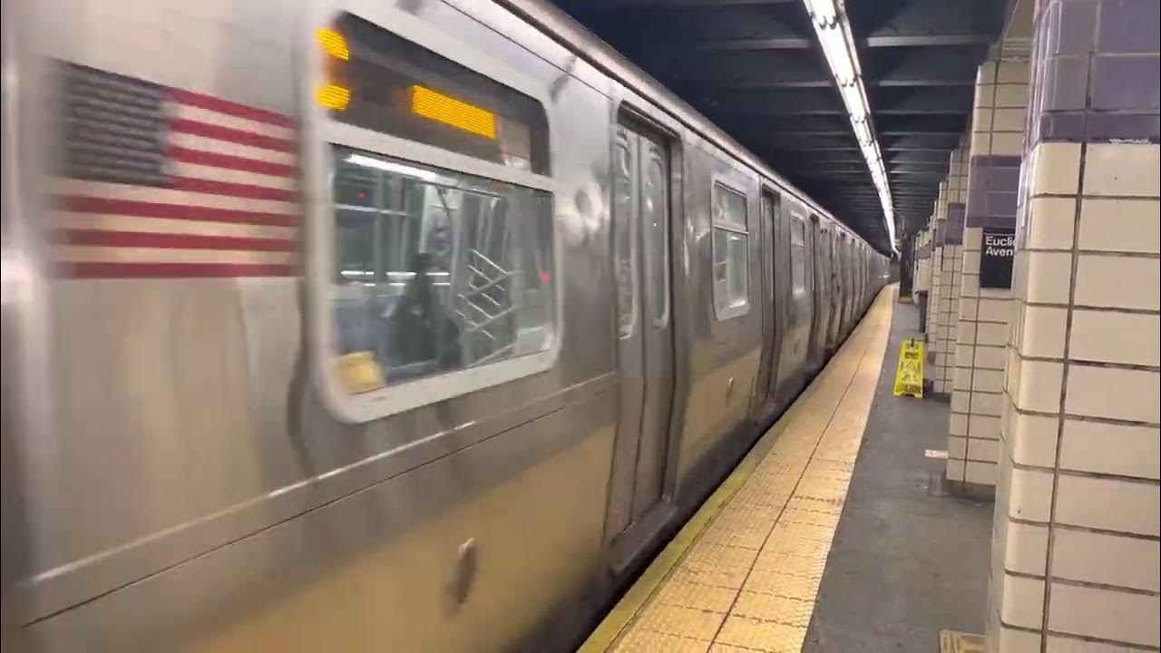 R179 C train departs Euclid Avenue - YouTube