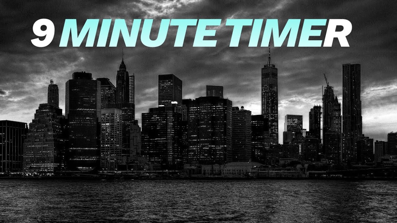 9 Minute Timer ⏱️ | Clean Countdown Timer | Study • Workout • Focus ...