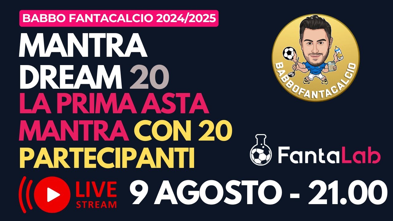 MANTRA DREAM 20 - La prima asta MANTRA con 20 partecipanti - YouTube