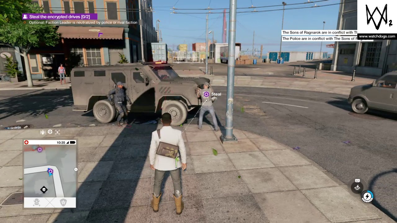 watch dog 2 :A crime hunt mission-1 - YouTube