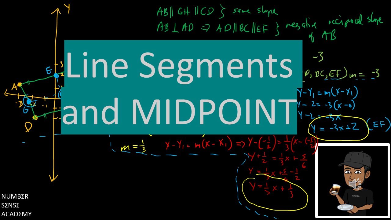 Line Segments and Midpoint - YouTube