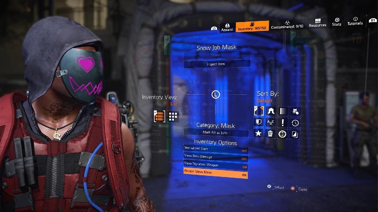 Tom Clancy's The Division 2 Mask Bug - YouTube