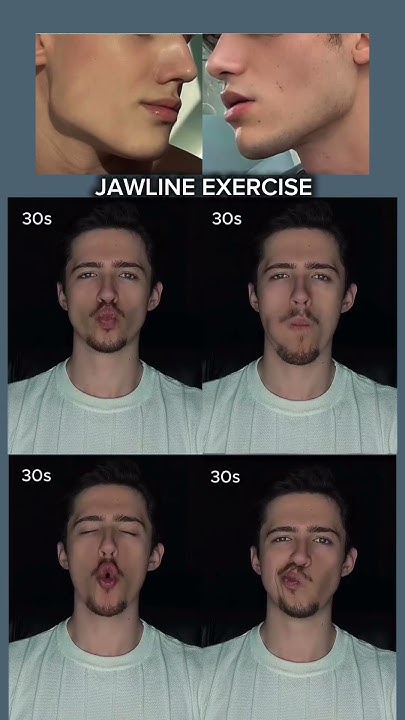 Mewing Jawline exercises Tutorial Explained Sharpen your jawline | #mewing #jawline #exercise # ...