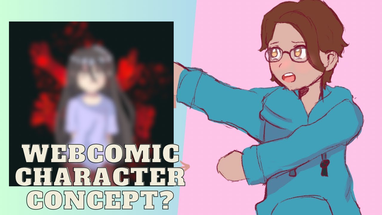 Drawing Character Concept for a Webcomic - YouTube