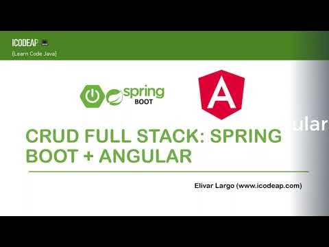Introducción a Angular: Creación, estructura y despliegue | CRUD Full Stack Spring Boot ...