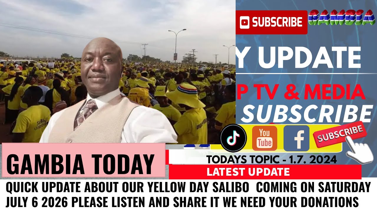 QUICK UPDATE ABOUT OUR YELLOW DAY SALIBO COMING ON SATURDAY JULY 6 2026 ...