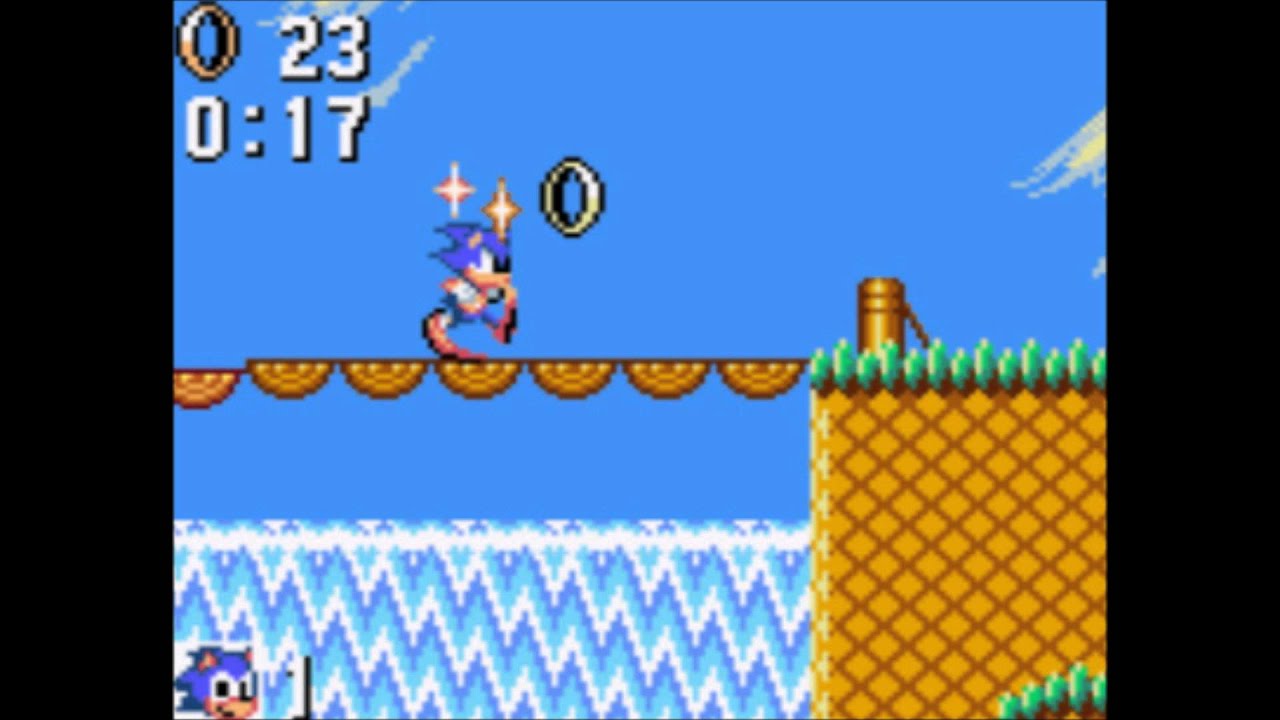 Sonic 1 Game Gear Bridge Zone Remastered (2011) - YouTube