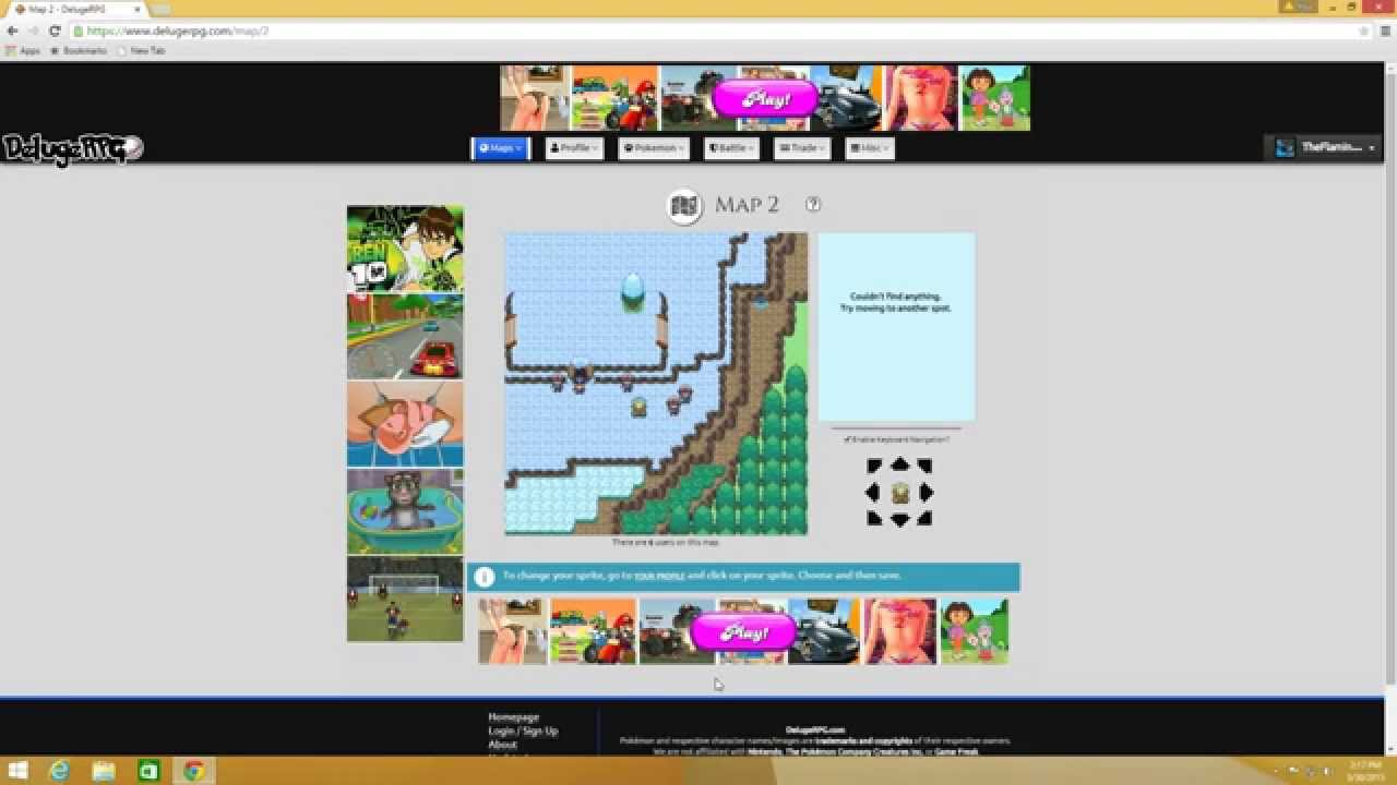 DelugeRPG "Online Pokemon RPG" (Episode #3) - YouTube