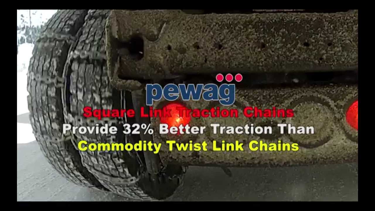 SNOW CHAIN TEST VIDEO - YouTube