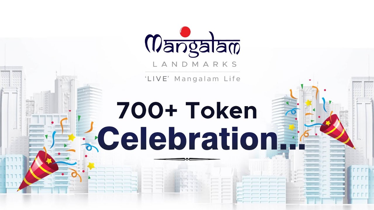 700+ Tokens Celebration | Mangalam LifePark | Mangalam Landmarks | Moshi | Dudulgaon - YouTube