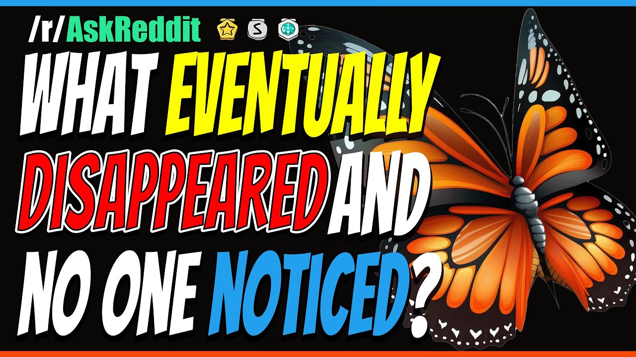 What eventually DISAPPEARED and no one NOTICED? - YouTube