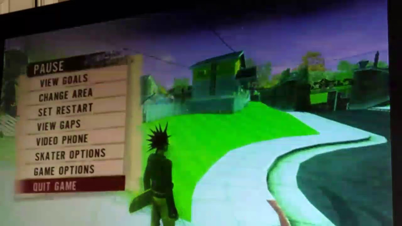 Tony hawks project 8 Debug menu and secret levels (xbox) - YouTube