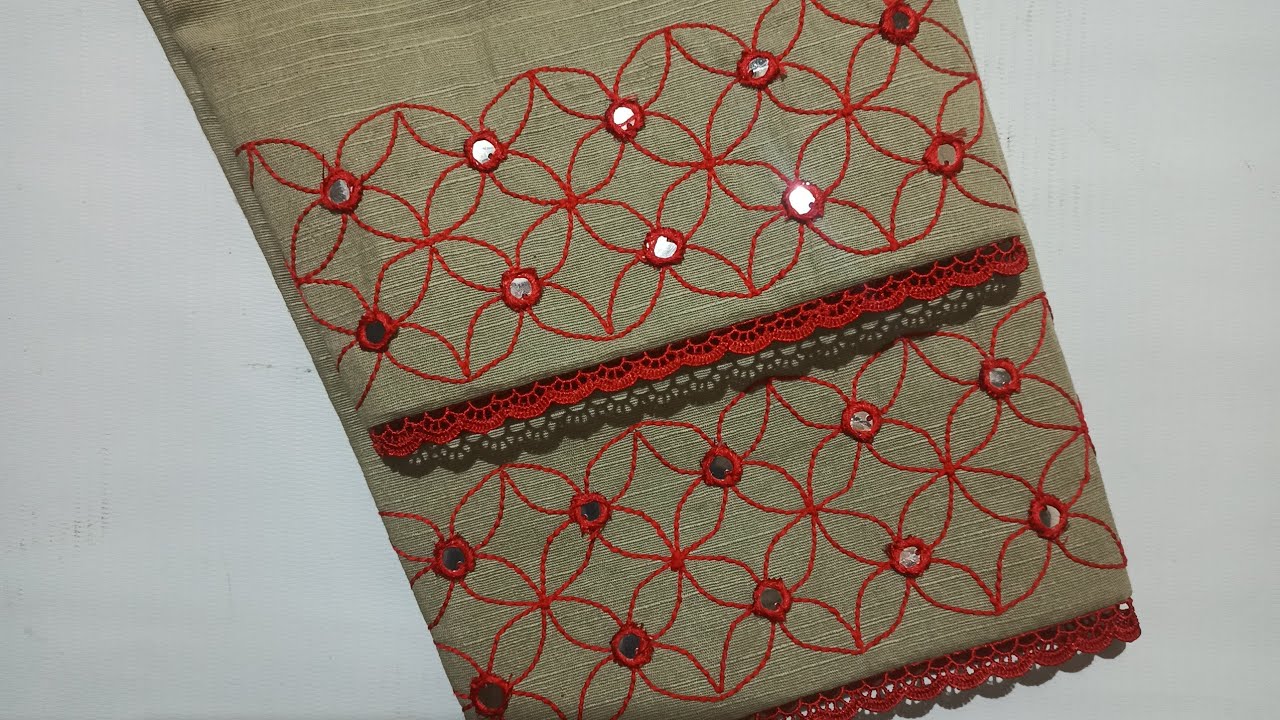 Trouser design with anchor thread🧵| anchor thread trouser design bnany ...