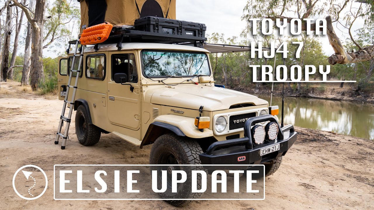Elsie Update - 40 Series Troopy Ready for Touring Australia - YouTube