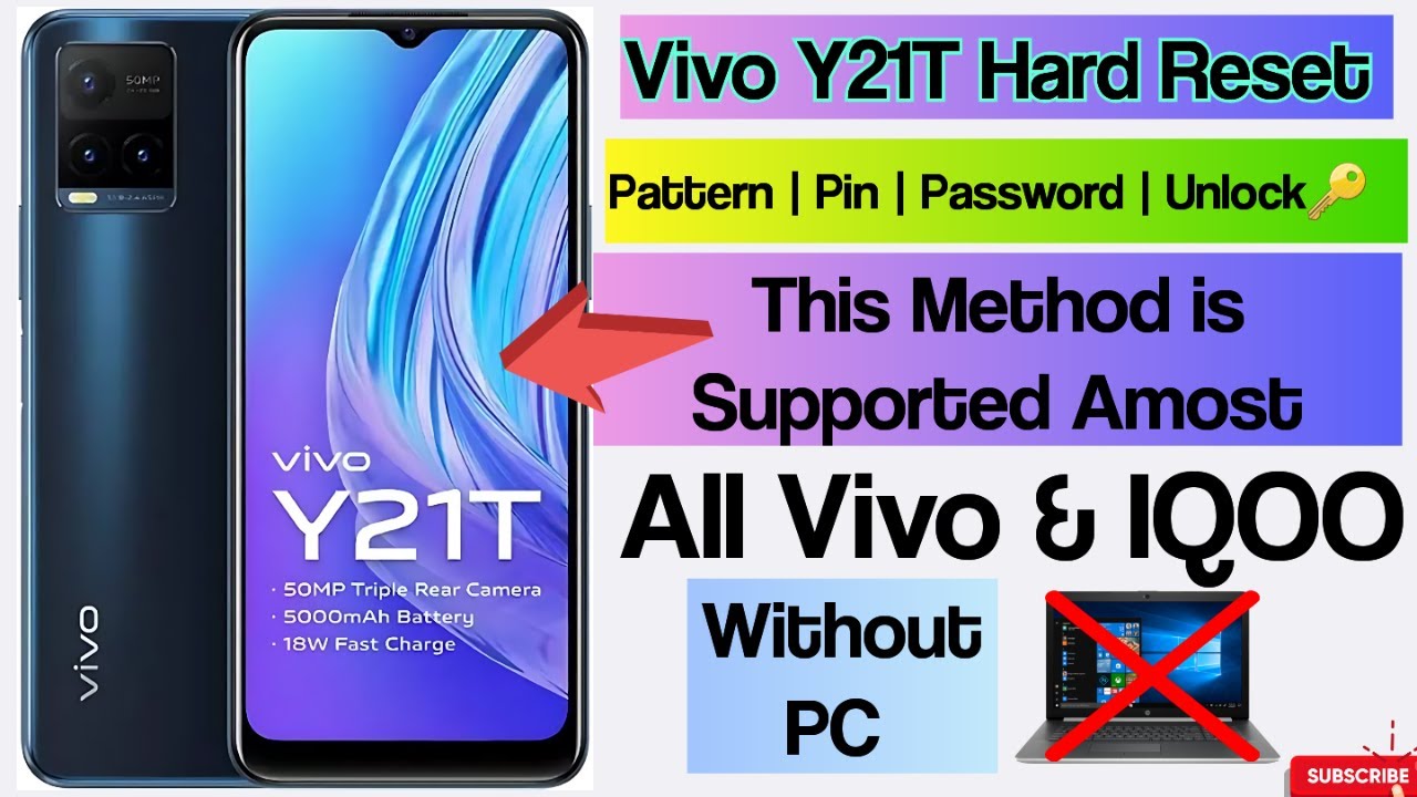 Vivo Y21T Hard Reset | Vivo Y21T Factory Reset | Vivo Y21T (V2131 ...