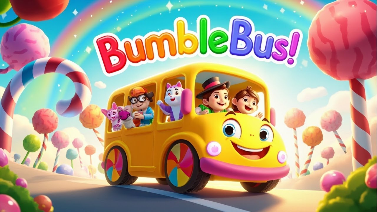 The Bumble Bus Adventure | Nursery rhymes and kids song. - YouTube
