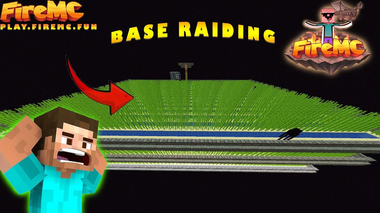 Raiding a Huge Sugarcane Farm🔥 in FIRE MC server IP play.firemc.fun ...