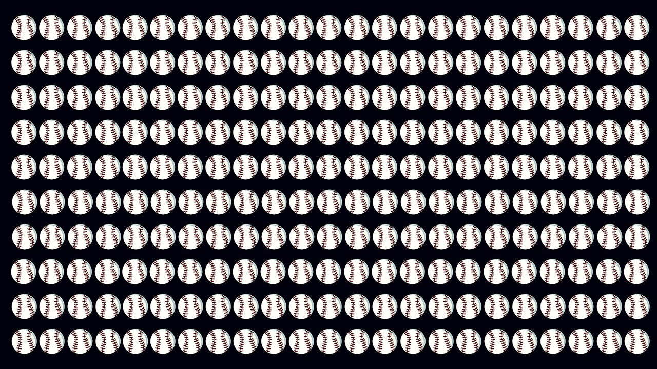 HOW GOOD ARE YOUR EYES? | Find The Odd One Out And Difference: Baseball ...