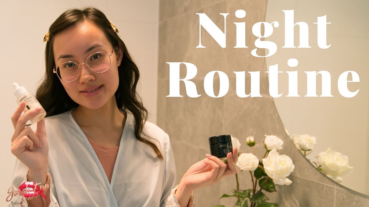 Skincare Routine My 8 Step Night Skincare Routine Sarah Enn Youtube