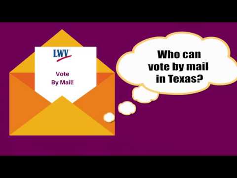 Vote by Mail in Texas - YouTube