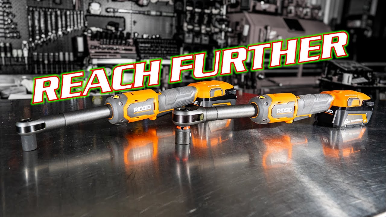 18V Extended Reach Ratchets from RIDGID - R866020 & R866021 [HOME DEPOT ...