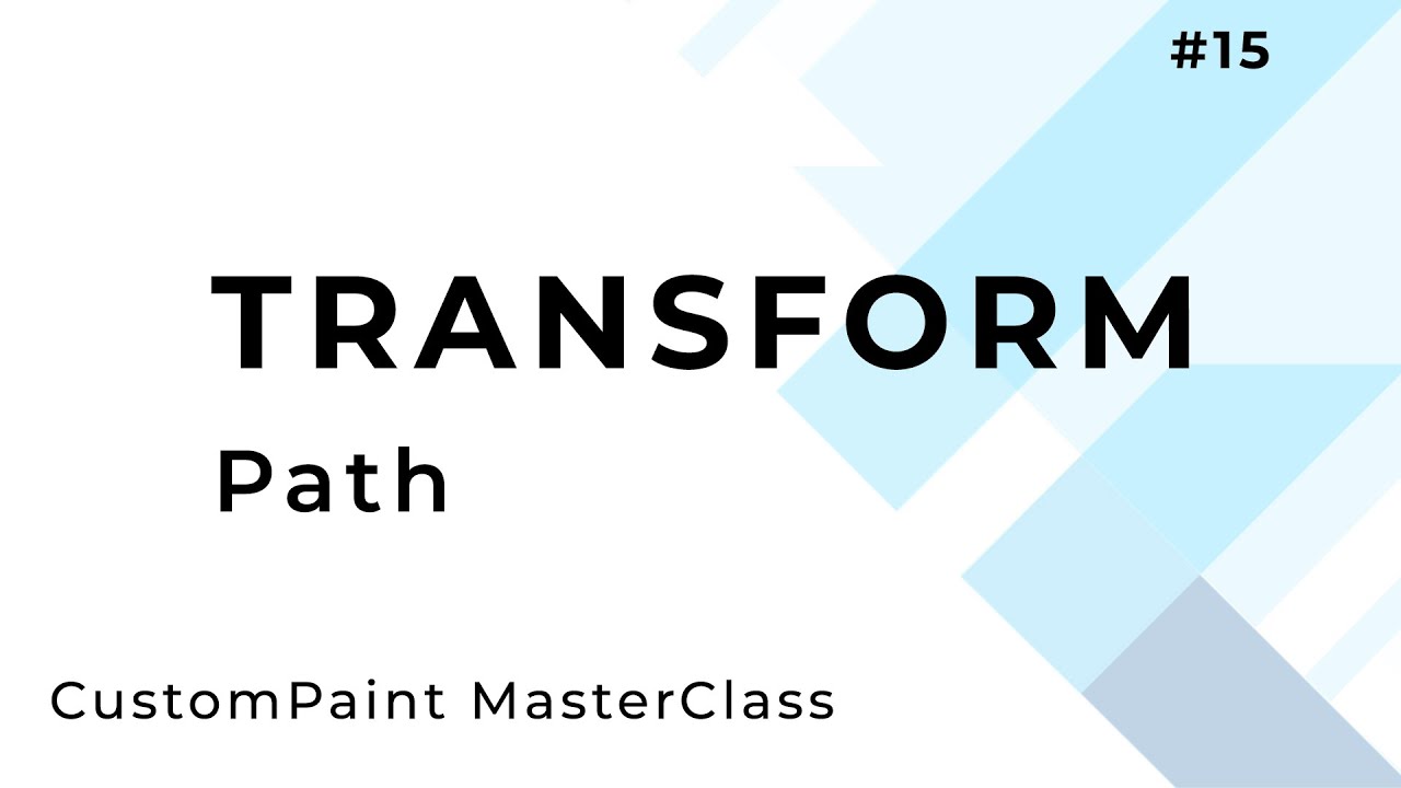 Transforming path to create a cool looking UI using custom paint - YouTube