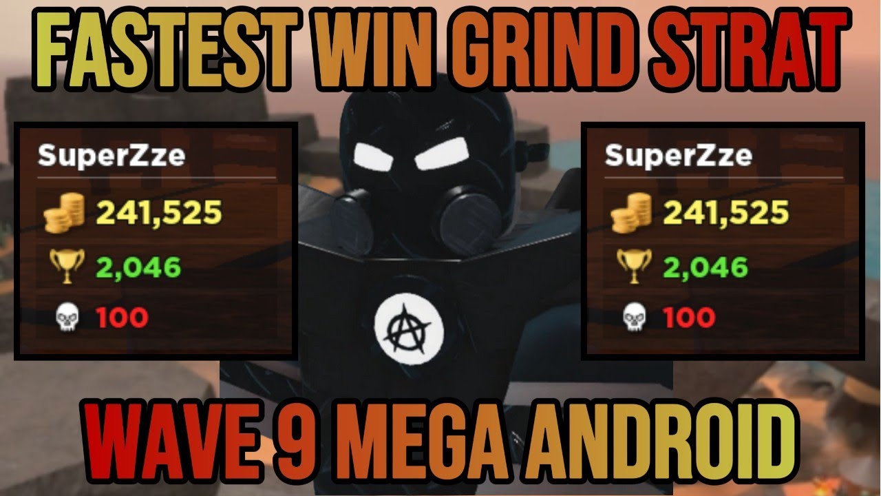 Fastest Win Grind Method - Wave 9 Mega Android | Roblox Tower Battles ...