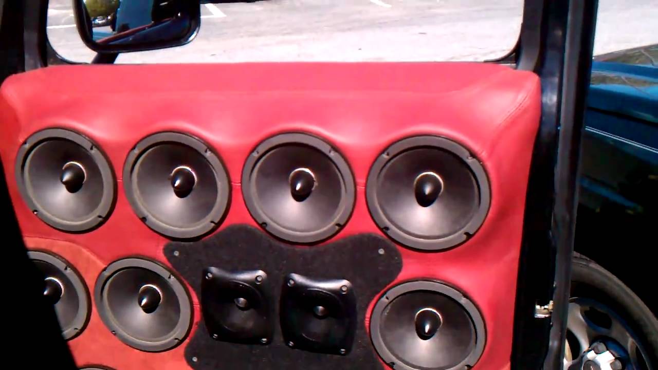 Trippi's Hummer 6 18" SMD Woofers 40 Beyma - YouTube