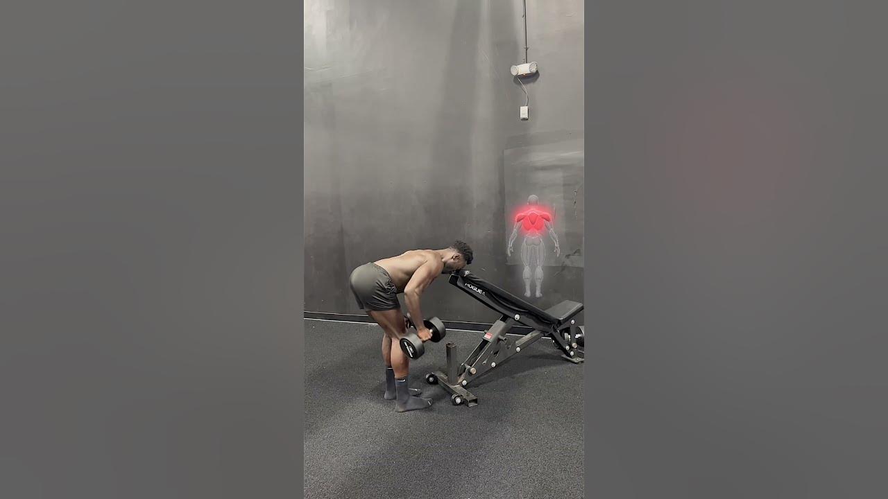 At home Back Workout‼️😮‍💨🔥Dumbbells Only #fitness #backworkout # ...